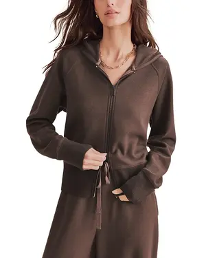 Splendid Winslow Zippered Hoodie - Java