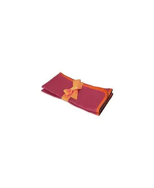 La DoubleJ Large Napkins, Set Of 2, 18 X 18 - Rainbow Raspberry