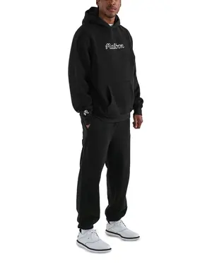 MALBON Fesque Cotton Logo Hoodie