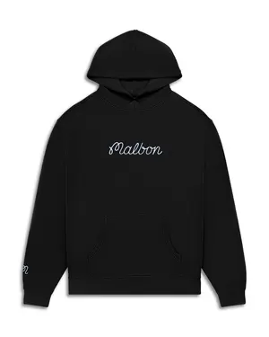 MALBON Fesque Cotton Logo Hoodie