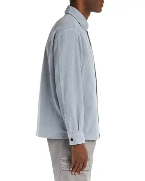 Stone Island Boxy Outline Pocket Cotton Corduroy Overshirt