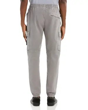 Stone Island Cotton Blend Tapered Cargo Pants - Grey