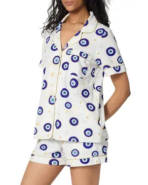 BEDHEAD PAJAMAS Printed Short Sleeve Boxer Pajama Set Exclusive