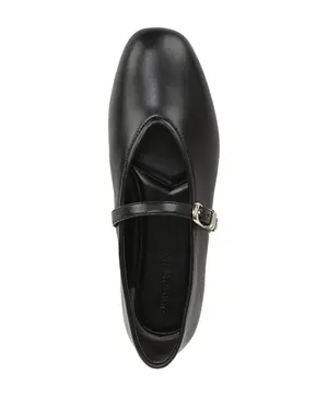FAVORITE DAUGHTER Margot Leather Mary Jane Flats - Black