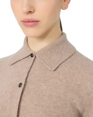Max Mara Cashmere Blend Collared Cardigan
