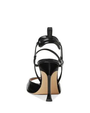 Fendi Colibri Leather Slingback Sandals