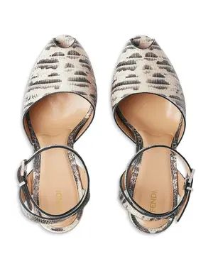Fendi After 9 Peep Toe Platform Sandals
