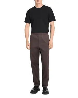 Theory Relaxed Fit Tapered Moonsoft Cotton Pants