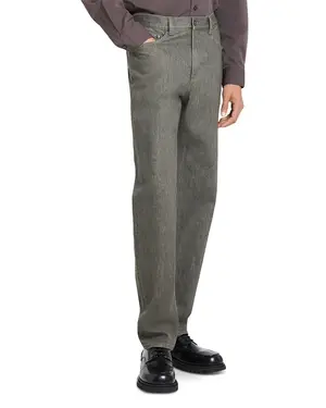Theory Standard Relaxed Fit Jeans In Tinted Denim