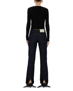 HAIKURE Chewy Low Rise Straight Jeans - Normal Wash