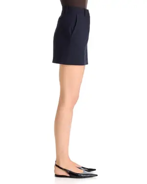 Theory Wool Blend Mini Skirt
