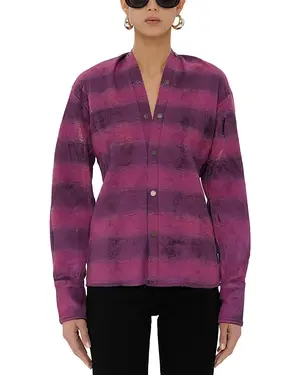 HAIKURE Shona Snap Closure Shirt - Digital Check