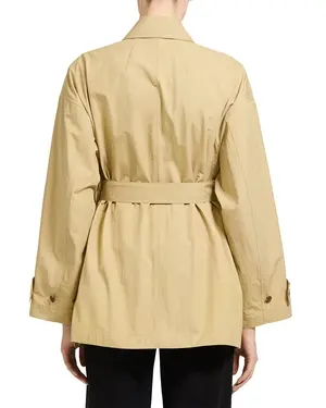 Theory Relaxed Double Breasted Trench Coat