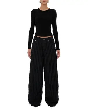 HAIKURE Bethany Mid Rise Wide Leg Jeans