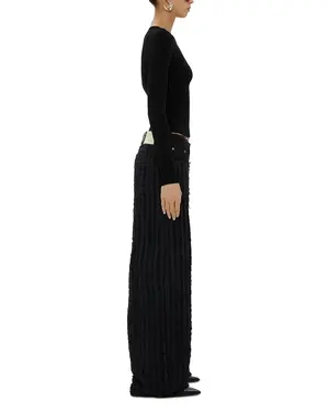 HAIKURE Bethany Mid Rise Wide Leg Jeans