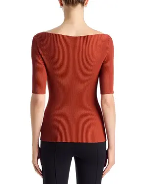 Theory Boat Neck Rib Knit Sweater