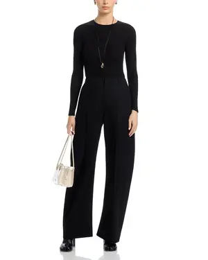 MAISON MARGIELA Cotton Barrel Leg Pants - Black