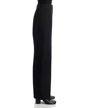 MAISON MARGIELA Cotton Barrel Leg Pants - Black