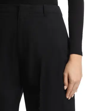 MAISON MARGIELA Cotton Barrel Leg Pants - Black