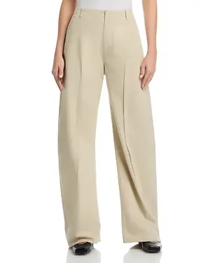 MAISON MARGIELA Cotton Barrel Leg Pants - Ecru