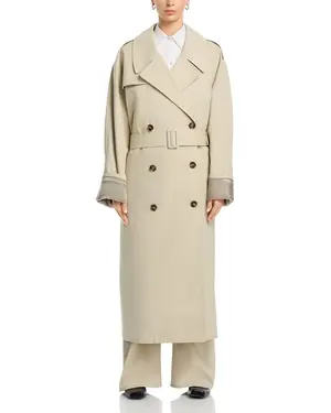 MAISON MARGIELA Belted Cotton Trench Coat