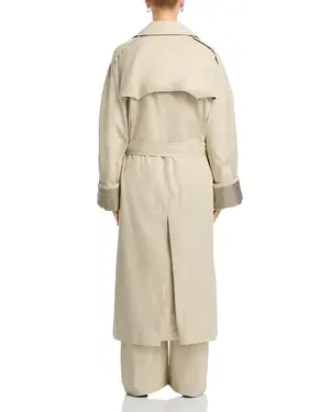 MAISON MARGIELA Belted Cotton Trench Coat
