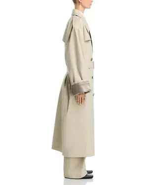 MAISON MARGIELA Belted Cotton Trench Coat