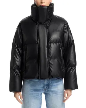MAISON MARGIELA Padded Stand Collar Puffer Jacket