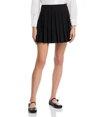 MAISON MARGIELA Pleated Mini Skirt - Black