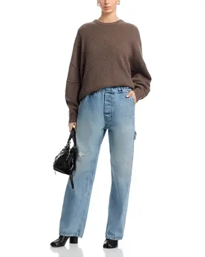 MAISON MARGIELA Cotton Straight Leg Jeans