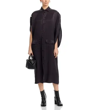 MAISON MARGIELA Logo Midi Dress