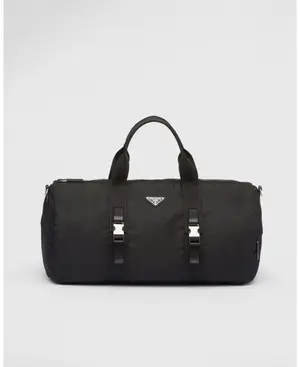Prada Re-nylon And Saffiano Leather Duffle Bag