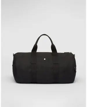 Prada Re-nylon And Saffiano Leather Duffle Bag