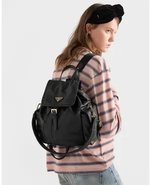 Prada Explore Medium Nappa Leather Backpack
