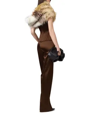 Giuseppe Di Morabito Straight Leg Satin Pants