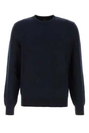 Brioni Dark Cashmere Sweater - Blue