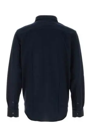 Brioni Midnight Cotton Shirt - Blue