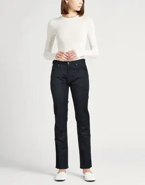 Emporio Armani Cotton Blend Straight-leg Jeans