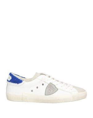 Philippe Model Sneakers Size Calfskin, Textile Fibers - White