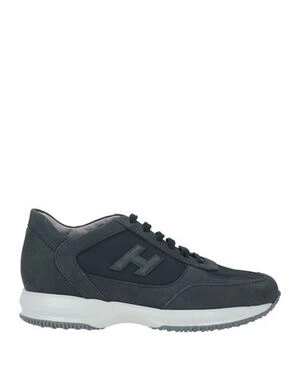 Hogan Sneakers Slate Size Textile Fibers, Soft Leather - Blue
