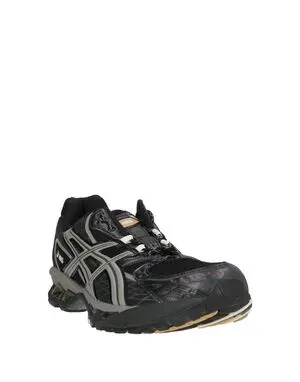 Asics Sneakers Size Textile Fibers, Synthetisches Material - Black