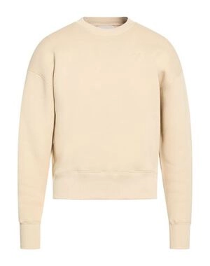AMI Paris AMI Cotton Blend Sweatshirt Beige