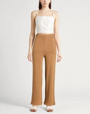 120% Lino Pants Camel Size Cashmere, Modal, Wool