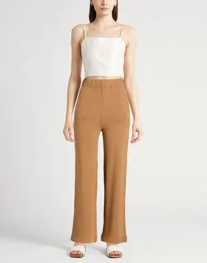 120% Lino Pants Camel Size Cashmere, Modal, Wool
