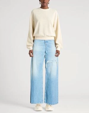 DIESEL® Cotton Wide-leg Jeans