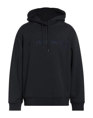 Emporio Armani Sweatshirt Midnight Size Cotton - Blue