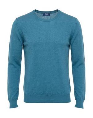 Fedeli Sweater Slate Size Cashmere, Silk - Blue