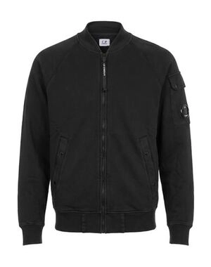 C.P. COMPANY Cotton Sweatshirt With Logo - Black