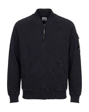 C.P. COMPANY Cotton Sweatshirt With Logo - Blue