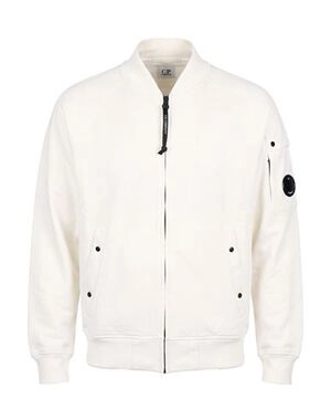C.P. COMPANY Cotton Sweatshirt With Logo - White